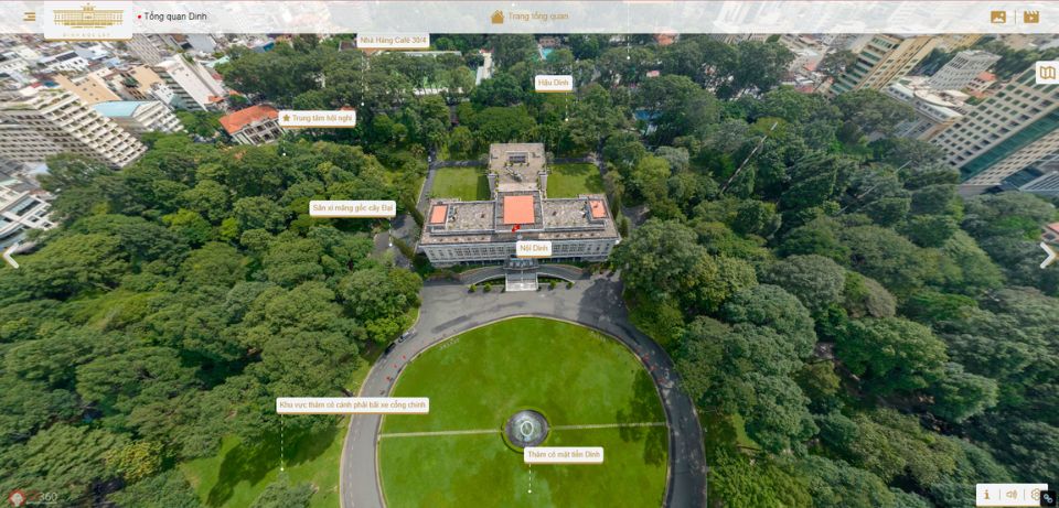 Tham quan Dinh độc lập online | VR360